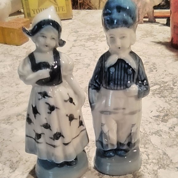 Accents | Delft Blue Figurines Boy And Girl | Poshmark